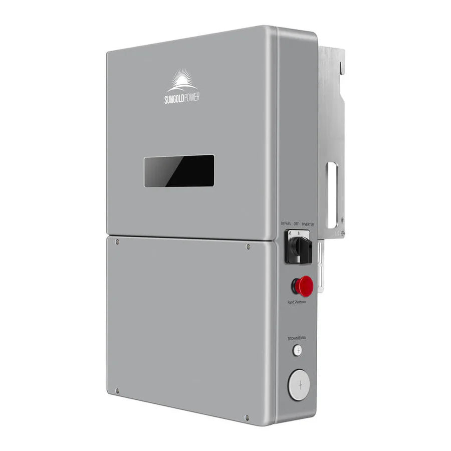 High Voltage 11.4KW Hybrid Split Phase Inverter with APS Transmitter S ...